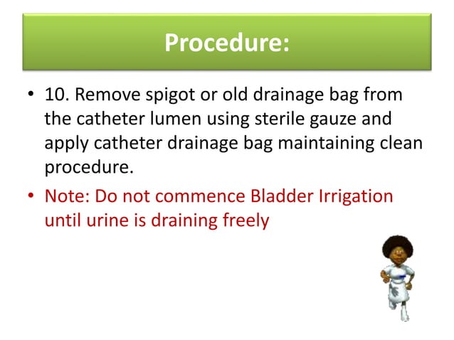 Cystoclysis bladder irrigation | PPTX