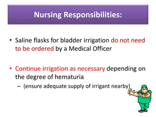 Cystoclysis bladder irrigation | PPTX