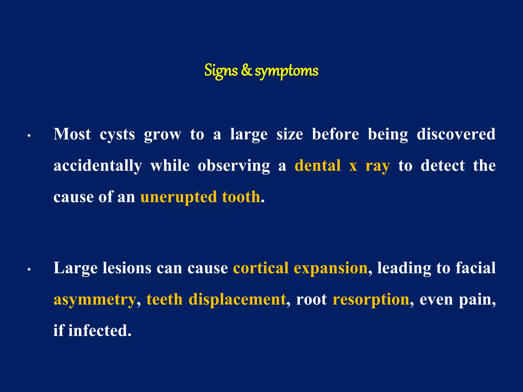 cysts of the oral and maxillofacial region | PPTX