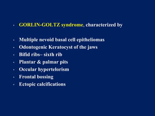 cysts of the oral and maxillofacial region | PPTX