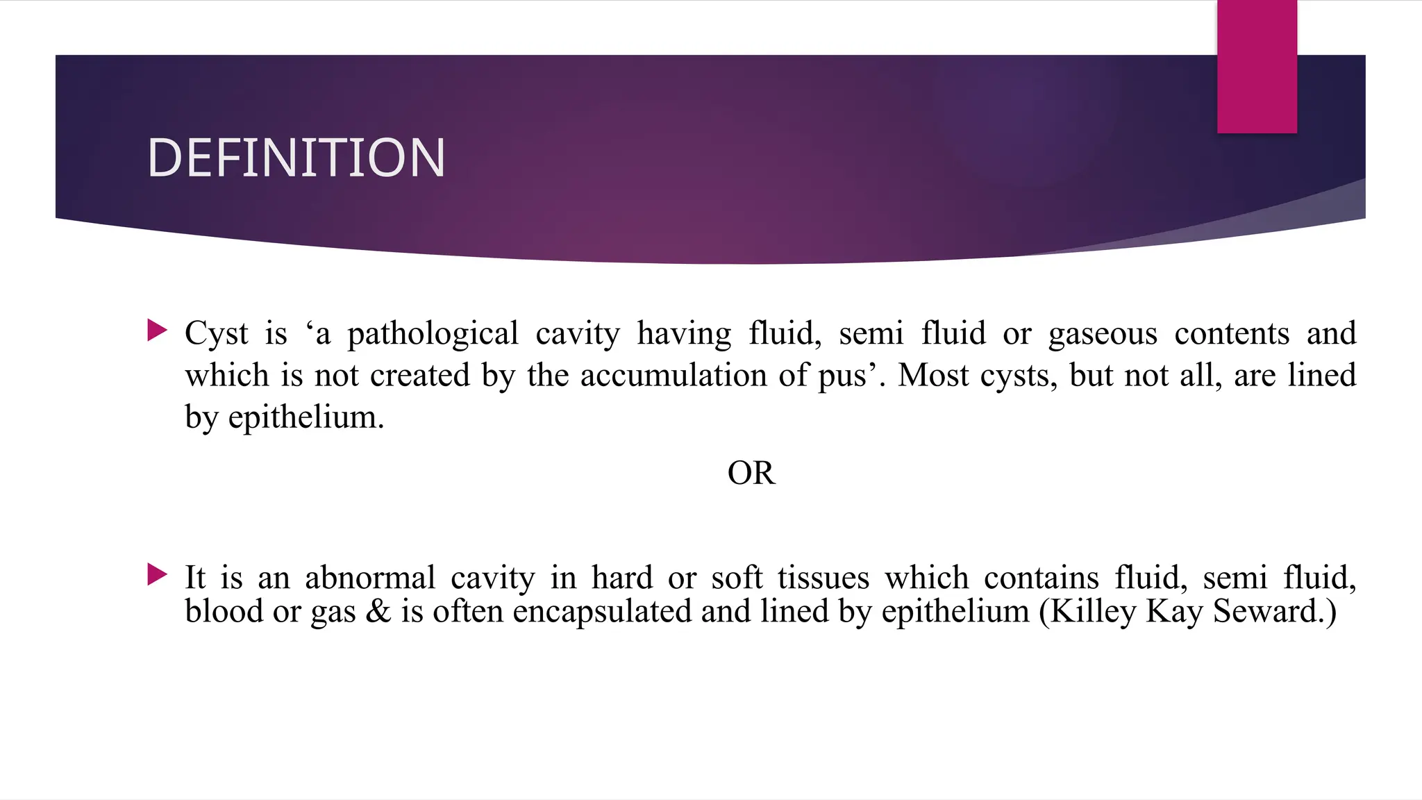Cyst of oral cavity of maxillofacial region | PPTX
