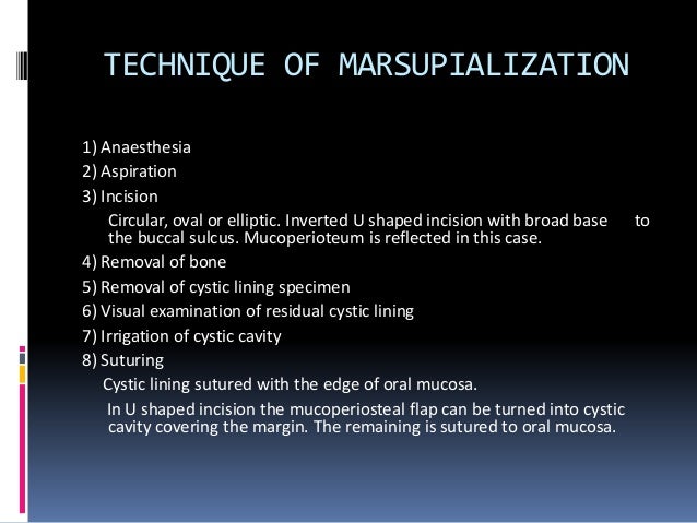Cysts of the Oral Cavity