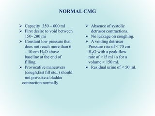 Cystometrogram Storage Phase | PPTX
