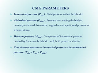 Cystometrogram Storage Phase | PPTX
