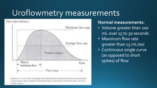 Cystometry and uroflowmetry | PPTX
