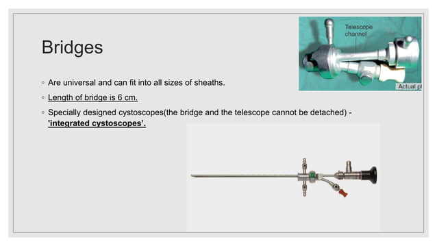 CYSTOSCOPE & URETEROSCOPES.pptx | Medical Tests | Medical Health