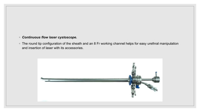 CYSTOSCOPE & URETEROSCOPES.pptx | Medical Tests | Medical Health
