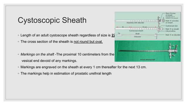 CYSTOSCOPE & URETEROSCOPES.pptx | Medical Tests | Medical Health