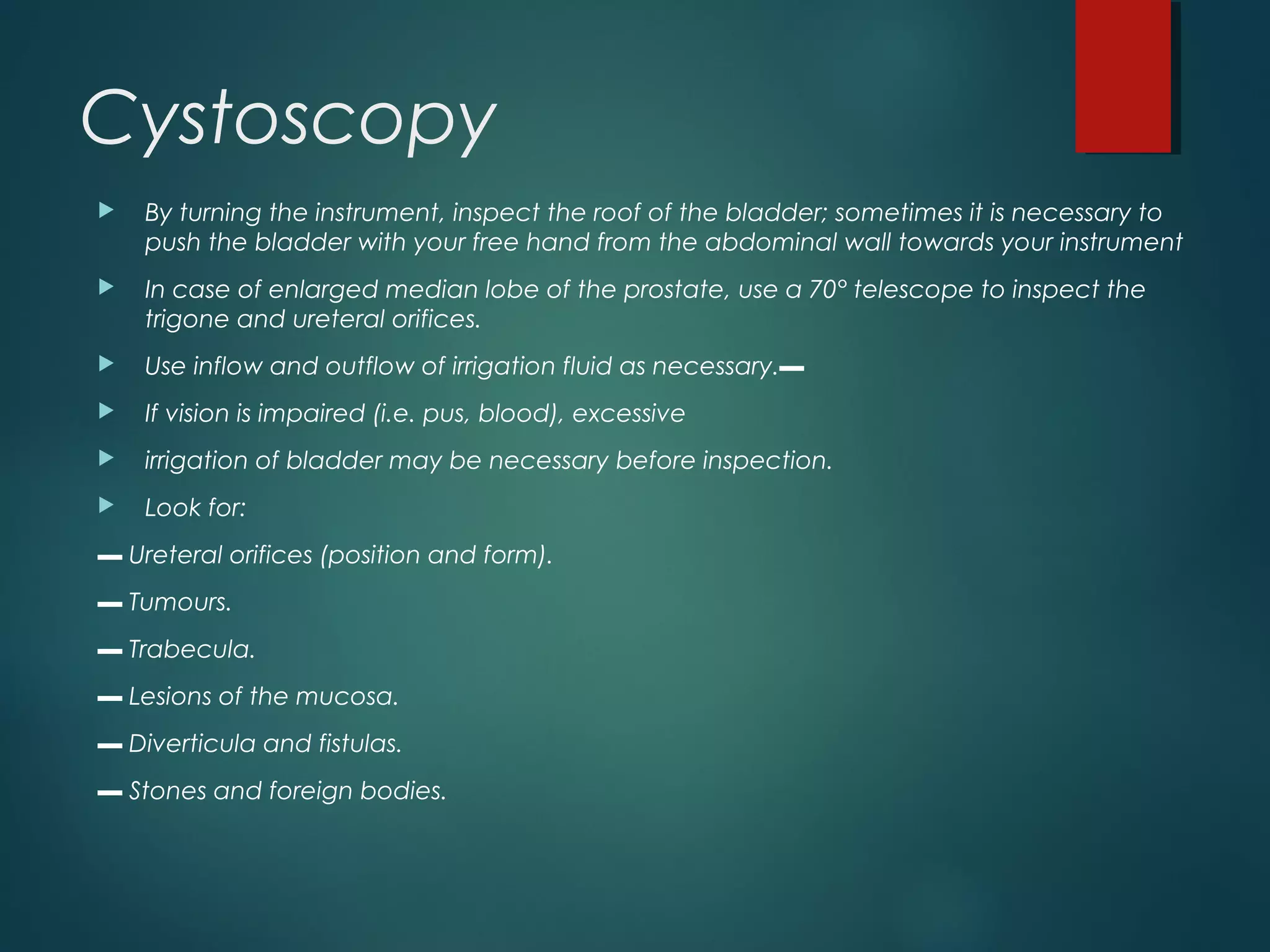 CYSTOSCOPY | PPT