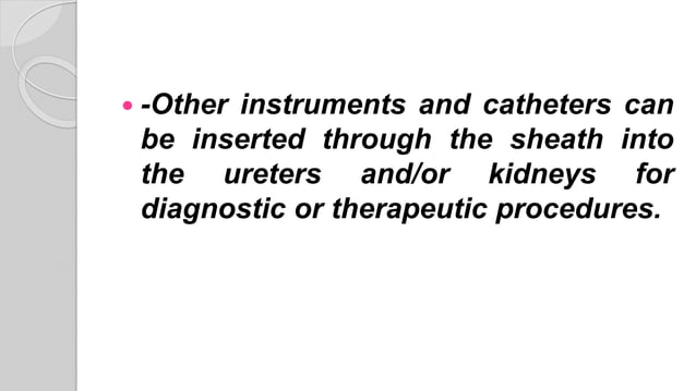 Cystoscopy | PPTX | Surgery | Medical Health