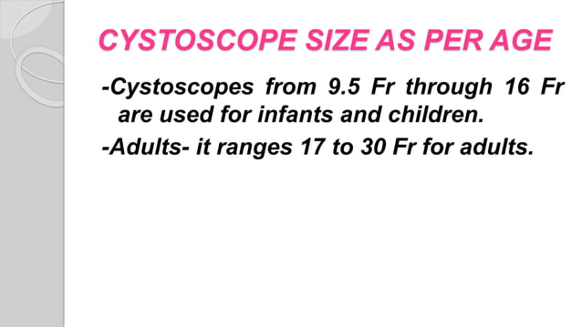 Cystoscopy | PPTX | Surgery | Medical Health