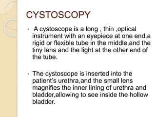 Cystoscopy | PPTX