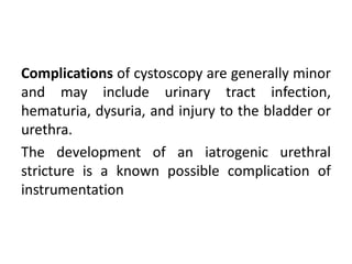 Cystoscopy renal tests in the patients.pptx