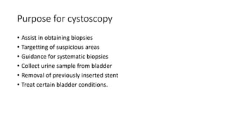 CYSTOSCOPY AND BIOPSY.pptx