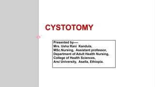 Cystotomy | PPT