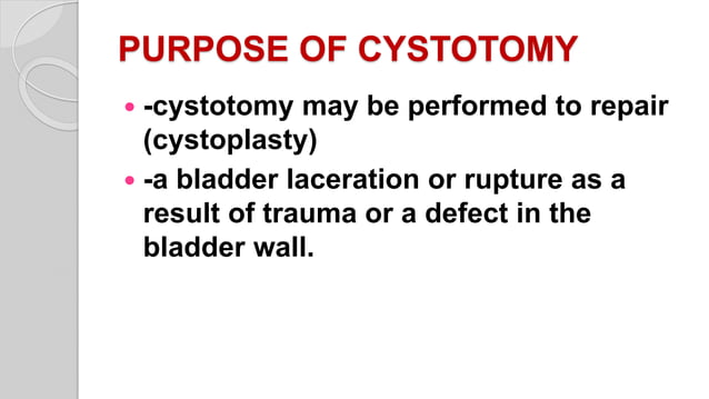 Cystotomy | PPT