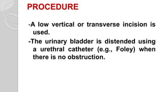Cystotomy | PPT