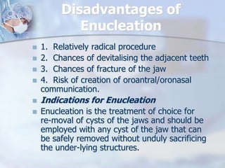 cysts of the jaws | PPTX