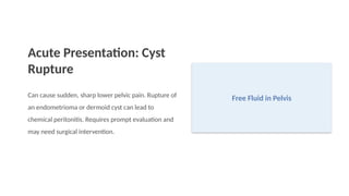 Ovarian cyst Cyst_Rupture and managment .pptx