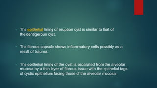 odontogenic cysts and tumors or oral cavity | PPTX