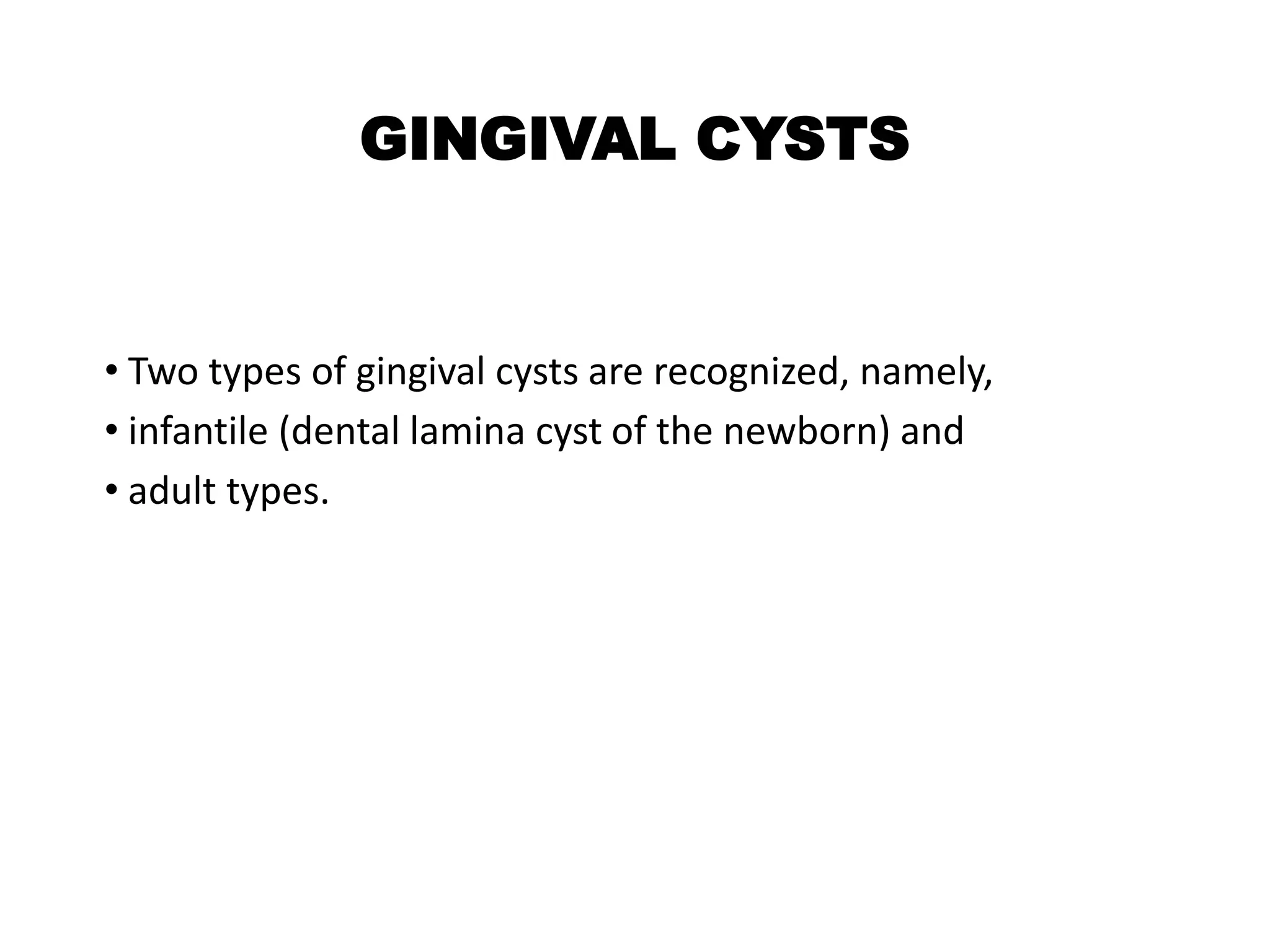 Cysts in children | PPTX
