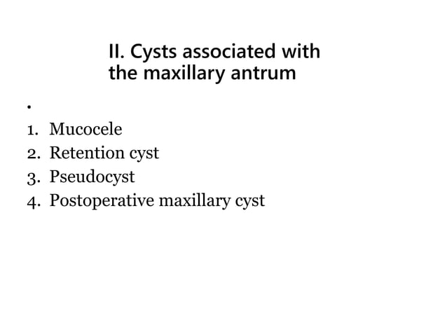 Cysts in children | PPTX