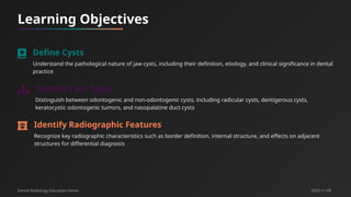 Cysts in Dental Radiography_ Classification and Radiographic Features.pptx