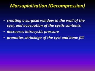 Cysts in orofacial region | PPSX
