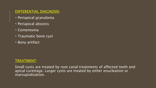 CYSTS OF HEAD AND NECK | PPTX