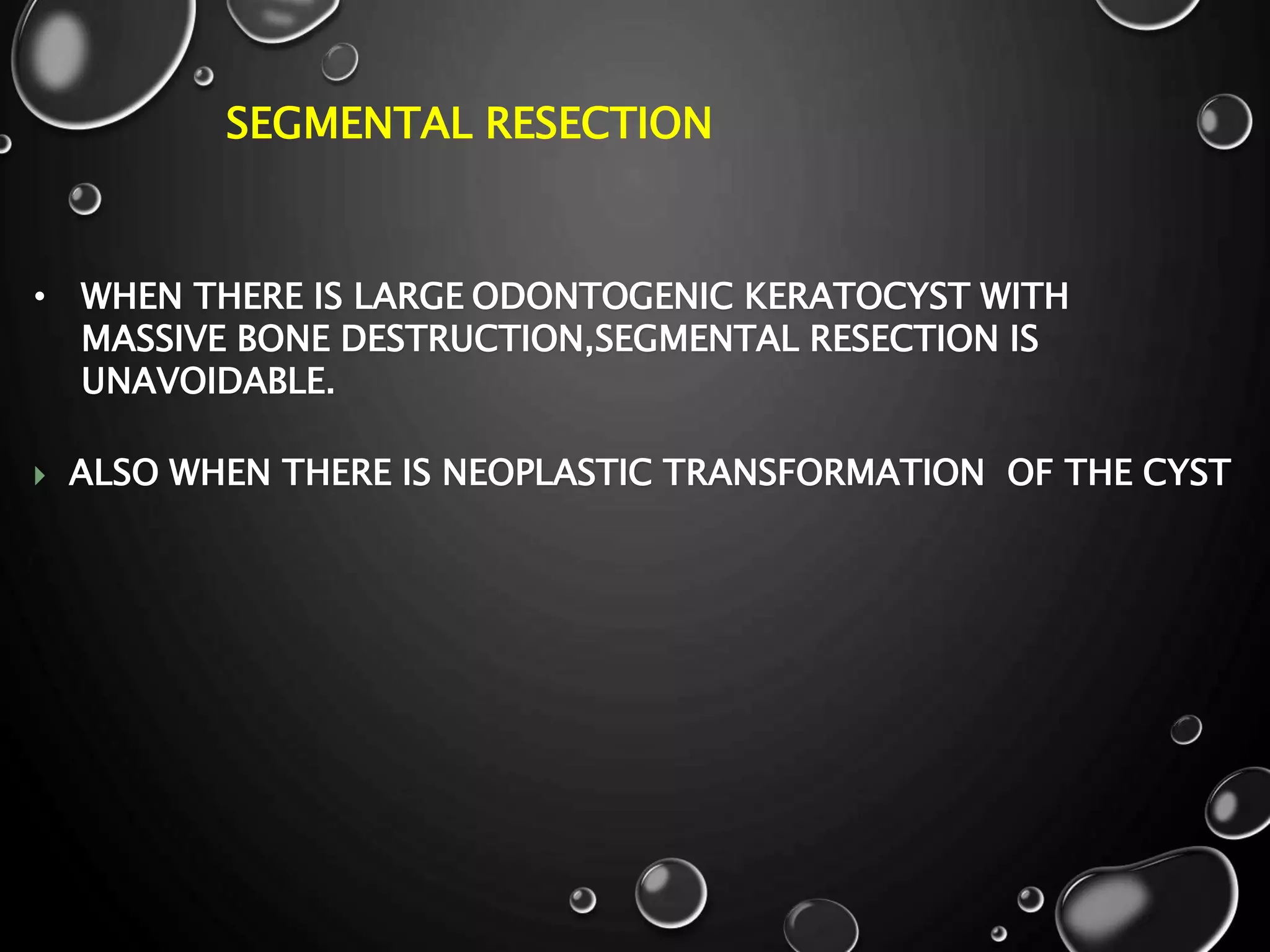 Cysts of jaw- management oral and maxillofacial surgery | PPTX