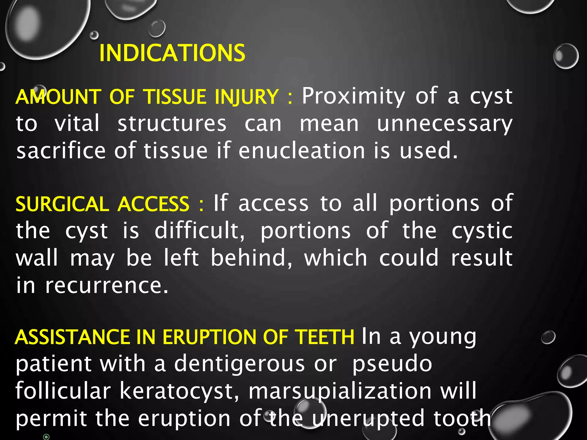 Cysts of jaw- management oral and maxillofacial surgery | PPTX