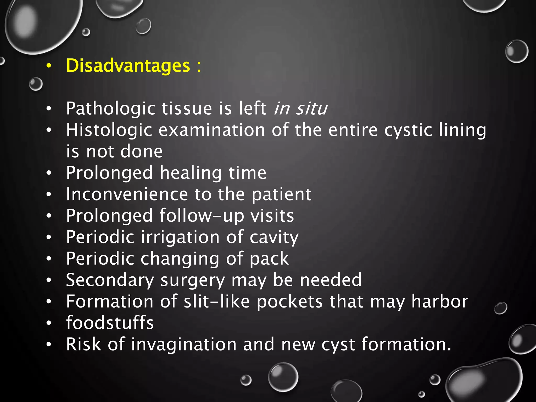 Cysts of jaw- management oral and maxillofacial surgery | PPTX