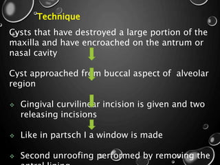 Cysts of jaw- management oral and maxillofacial surgery | PPTX