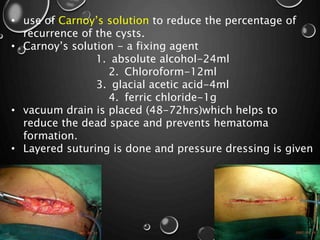 Cysts of jaw- management oral and maxillofacial surgery | PPTX