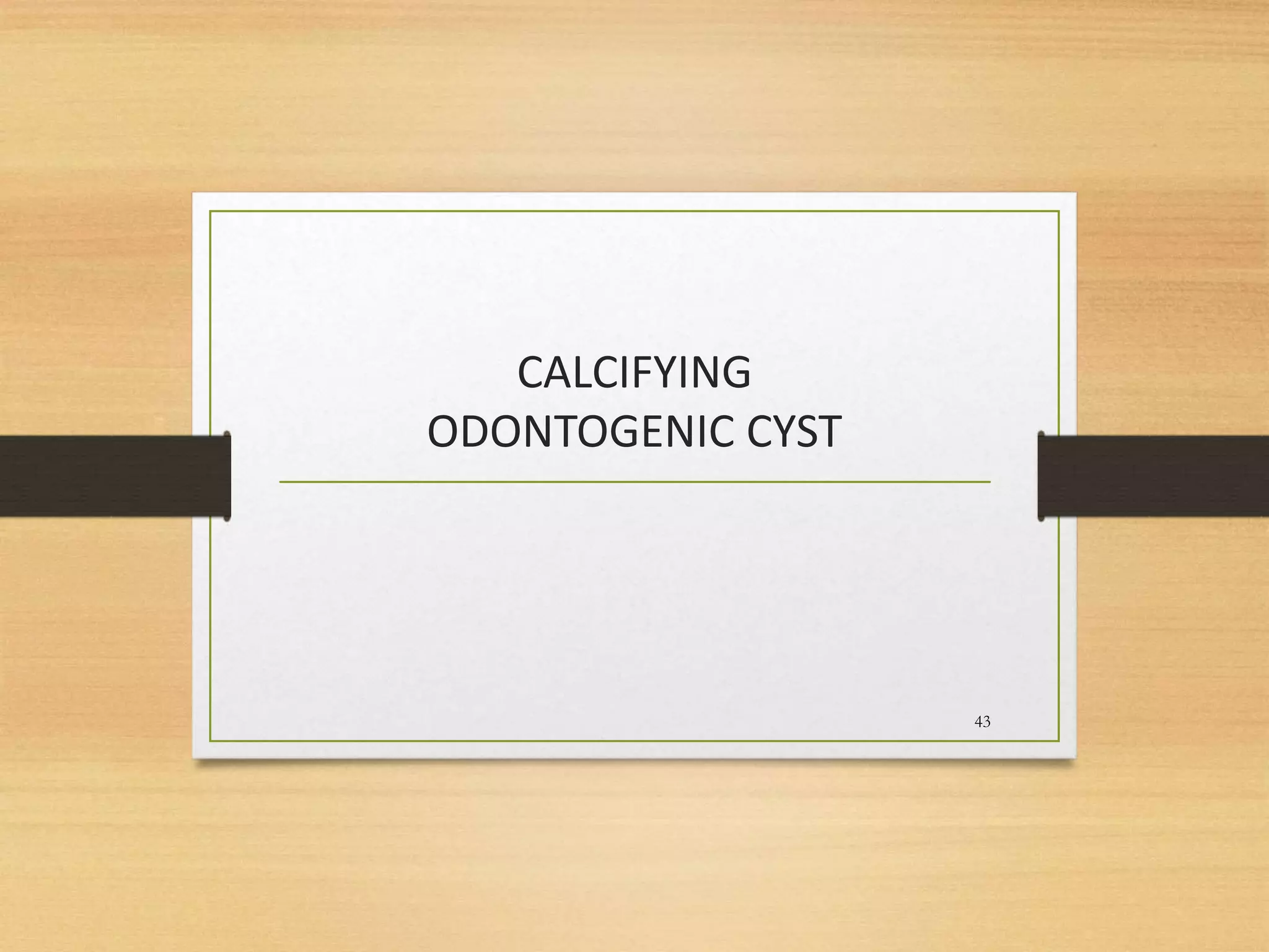 Cysts of Oral Cavity | PPTX