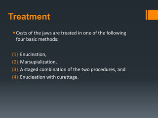 Cysts of oral regions | PPTX