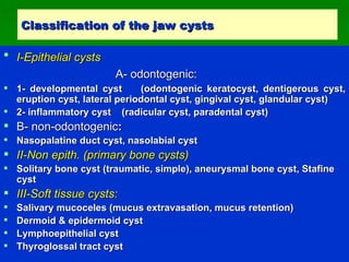 Cysts of the jaw | PPT