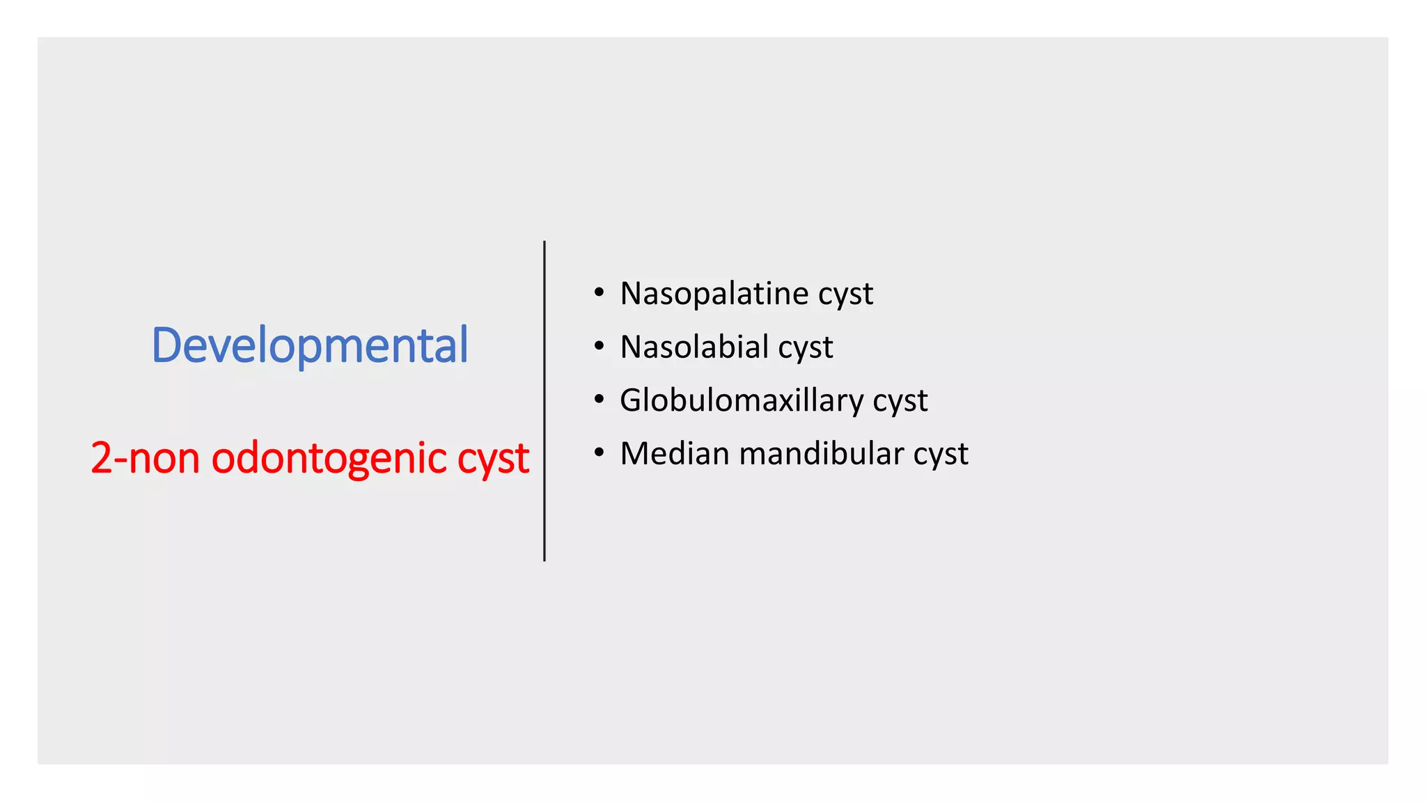 Cysts of the jaws (Doctor Faris Alabeedi MSc, MMedSc, PgDip, BDS.) | PPTX