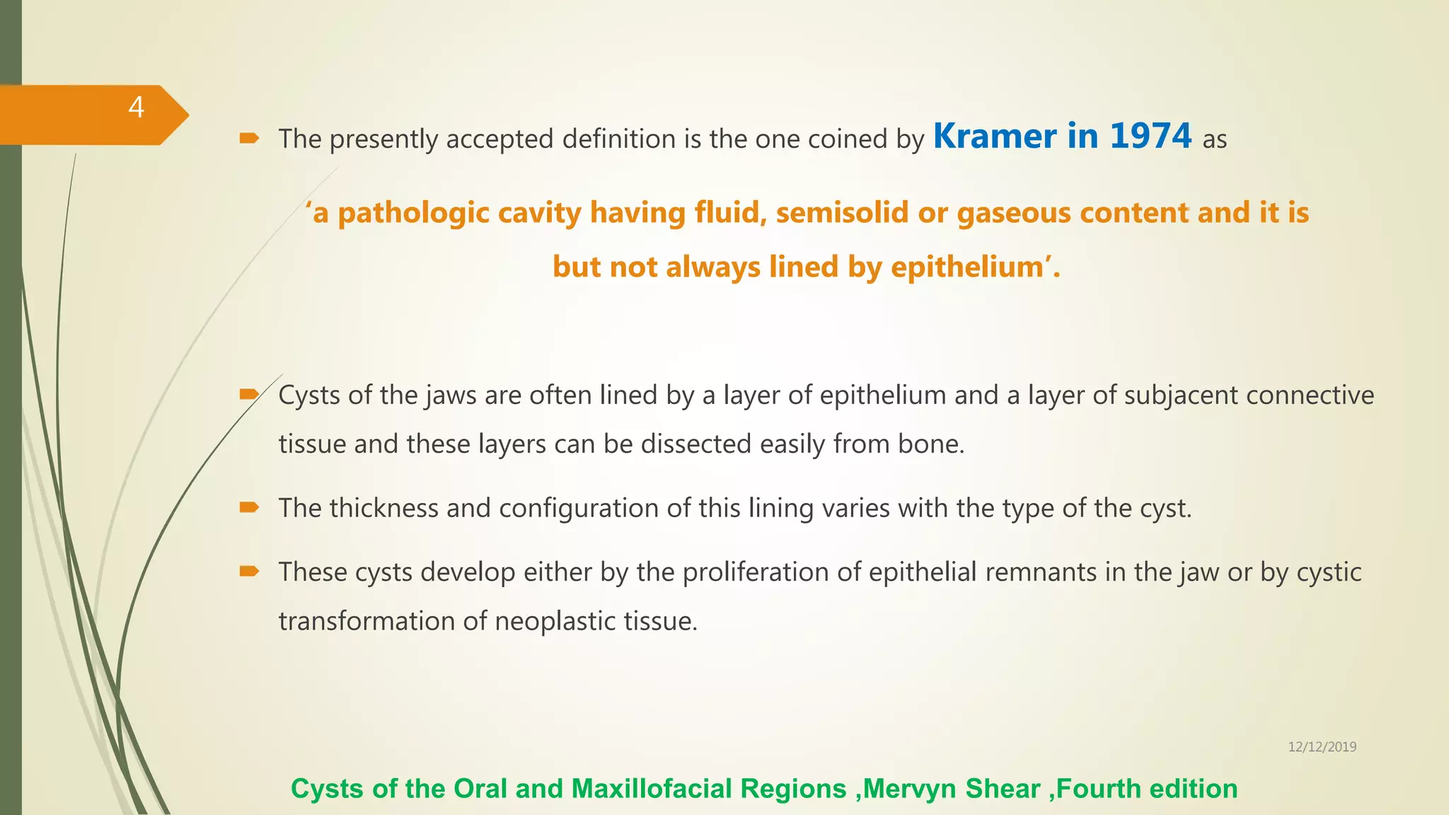 Cysts of the jaws | PPTX