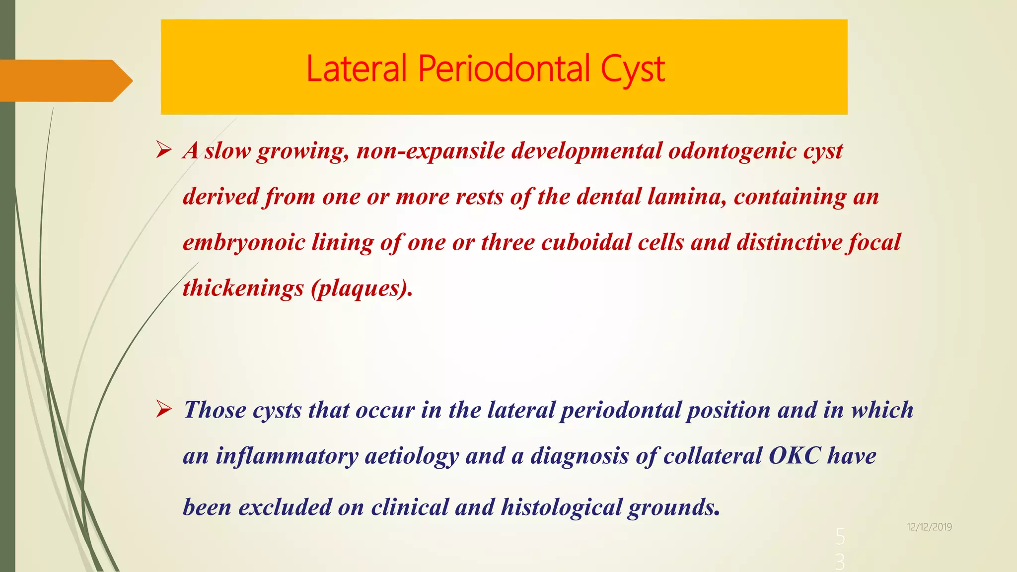 Cysts of the jaws | PPTX