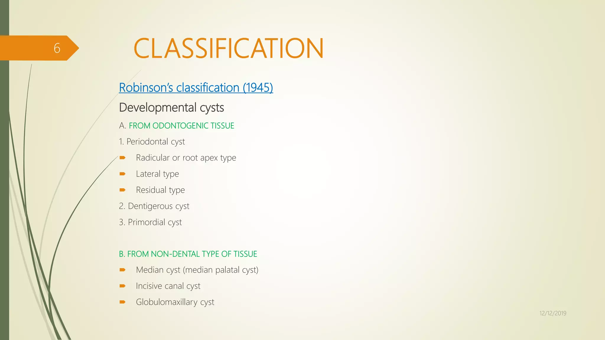 Cysts of the jaws | PPTX