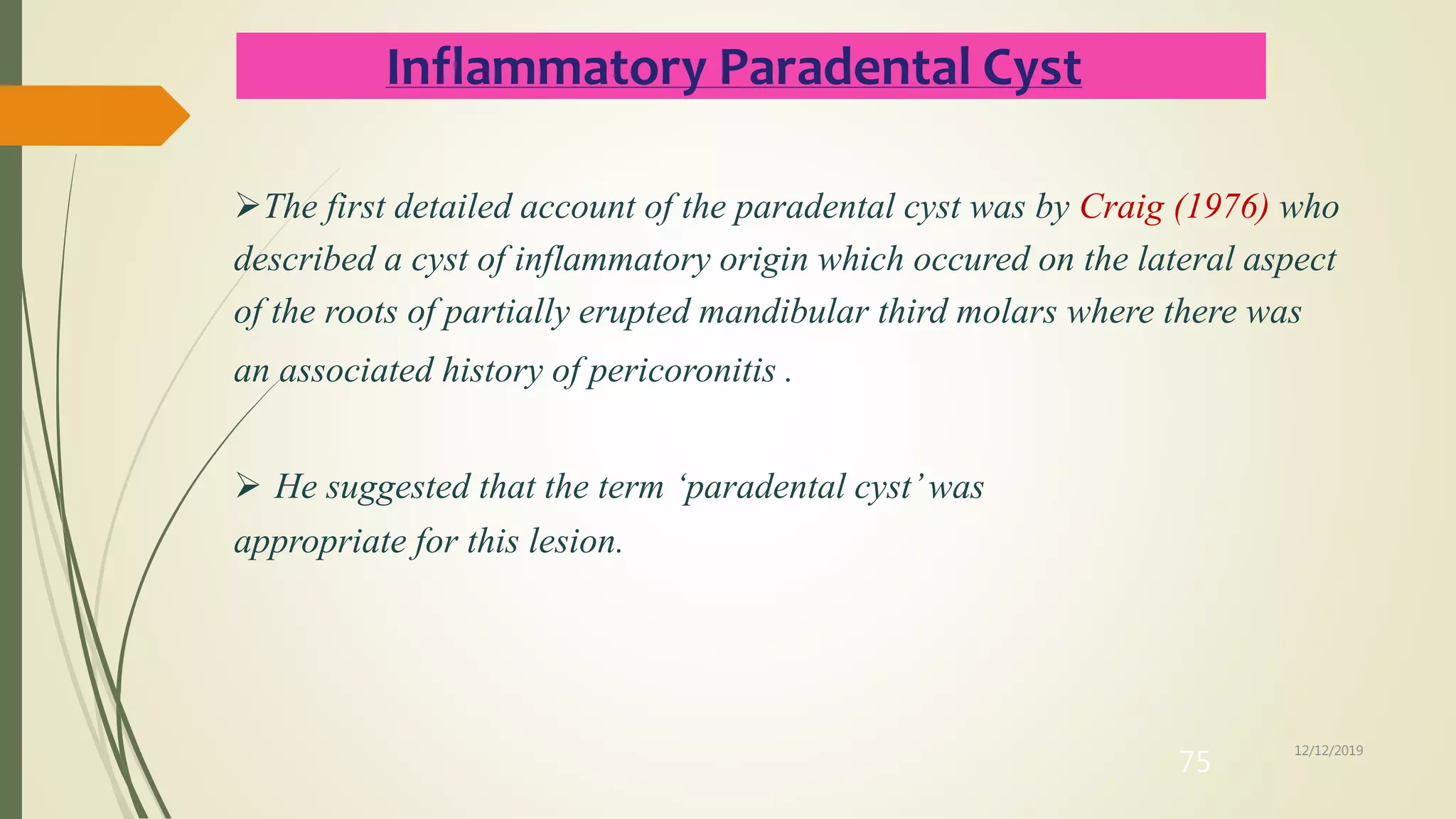 Cysts of the jaws | PPTX