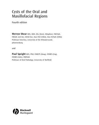 Cysts of the oral and maxillofacial regions -spear.seight_(2007) | PDF