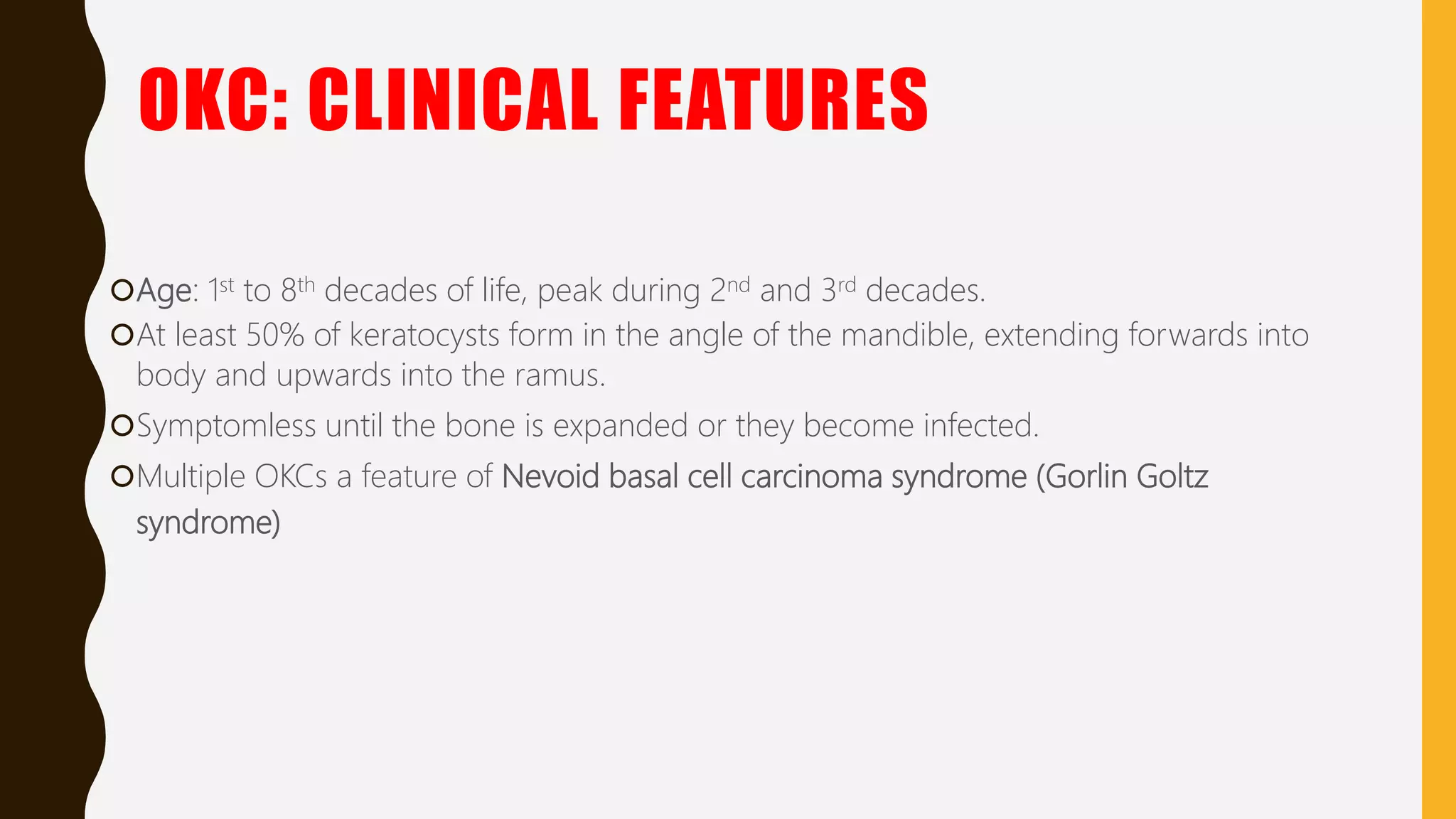 Cysts Of The Oral Region - Oral Pathology | PPTX