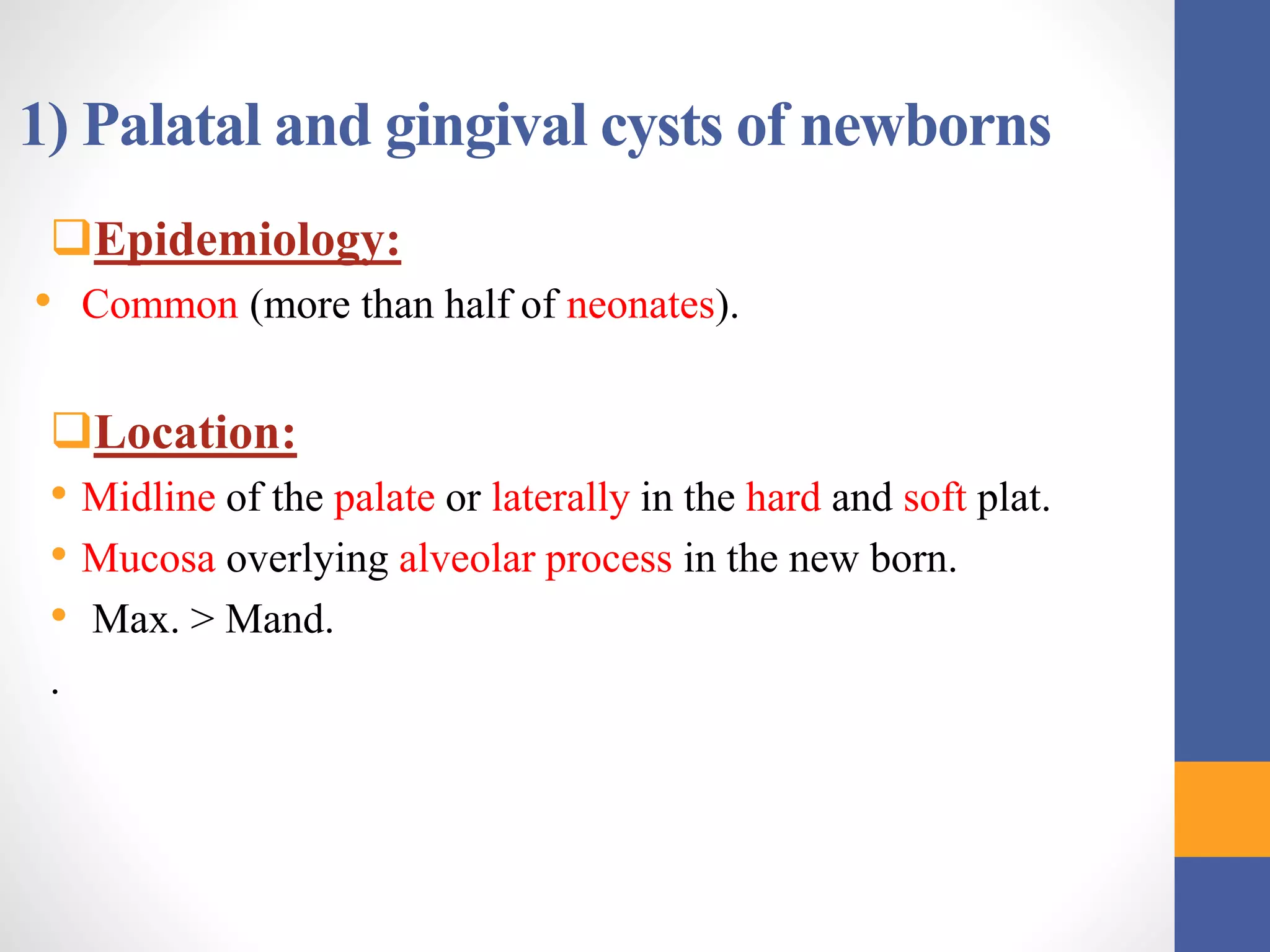 Cysts and tumors in pediatric dentistry | PPTX
