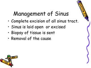 CYSTS, ULCERS & SINUSES.ppt
