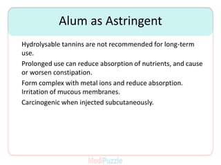 Dentistry-_Astringents.pdf | Oral care | Personal Care