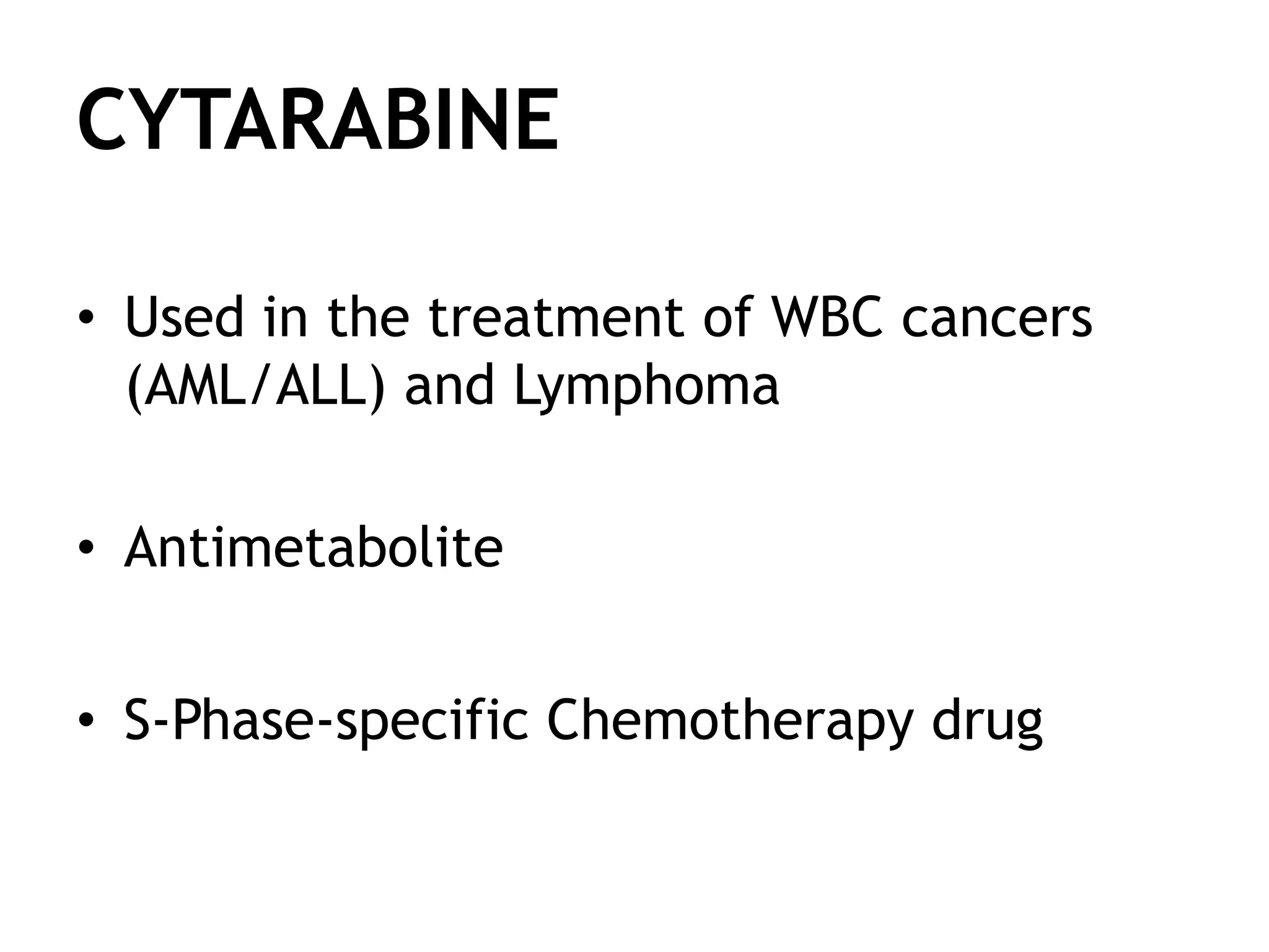 Cytarabine | PPTX