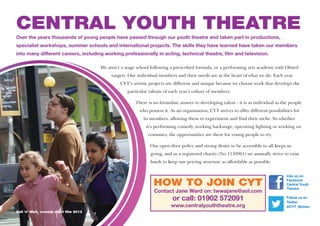 Central Youth Theatre 2015 | PPT