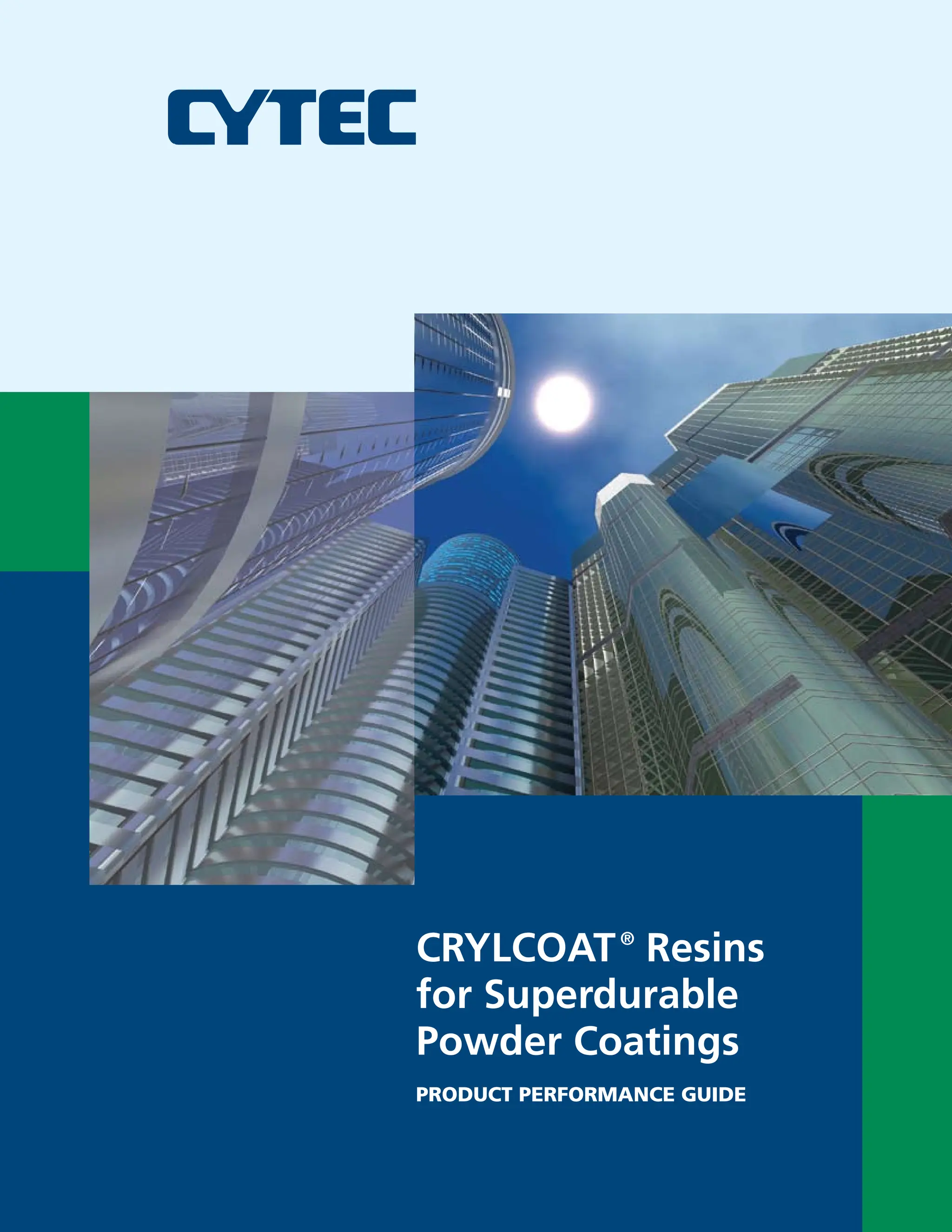 CYTEC (crylcoat resins powder coatings crylcoat resins for superdurable ...